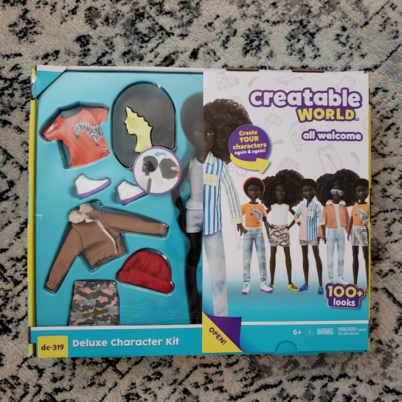Mattel | Toys | New Creatable World Deluxe Character Kit Doll Set ...